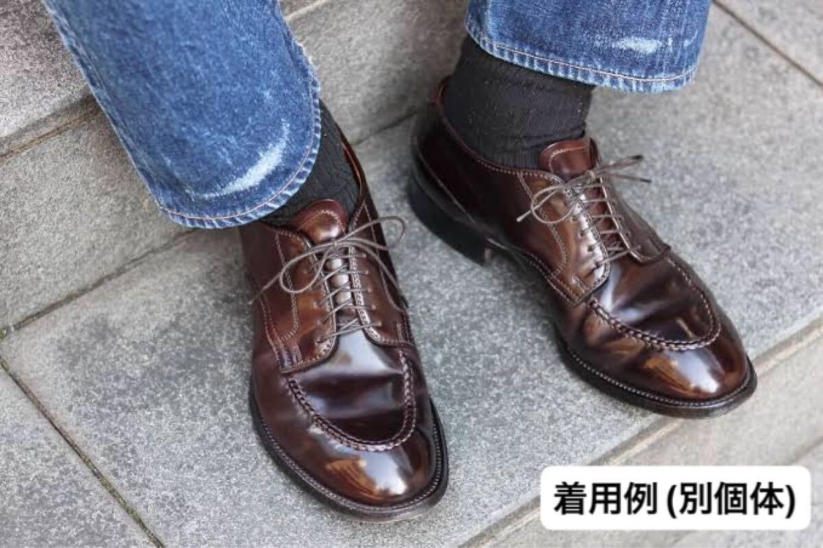 Yahoo!オークション - Alden コードバン 54038 UK9.5D バーガンディ 革...