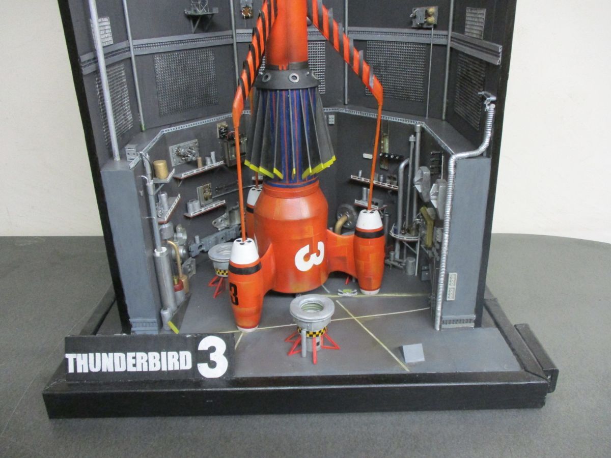Yahoo!オークション - #w53【ヤ】サンダーバード 3号 自作ジオラマ 高...