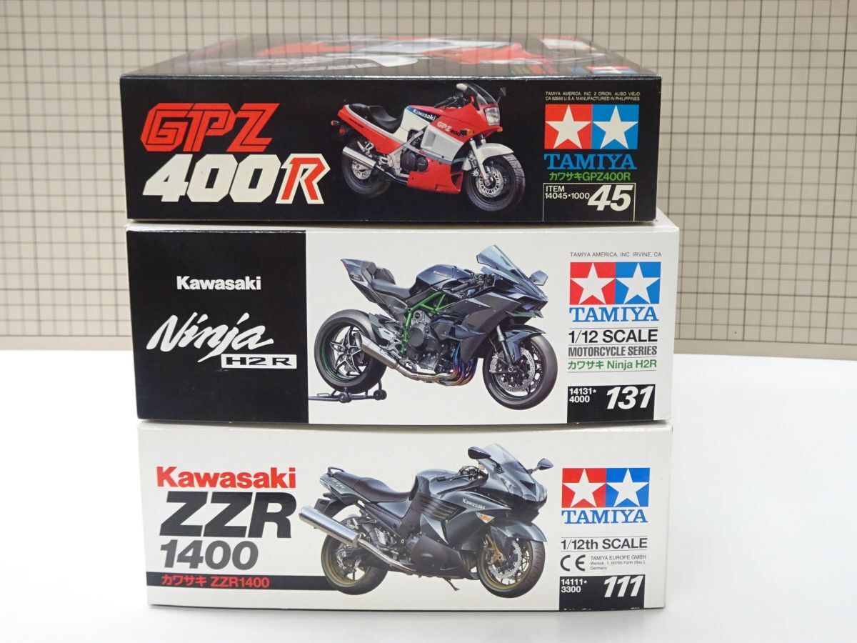 Yahoo!オークション - #k53【梱100】タミヤ カワサキ GPZ400R Ninja H2...