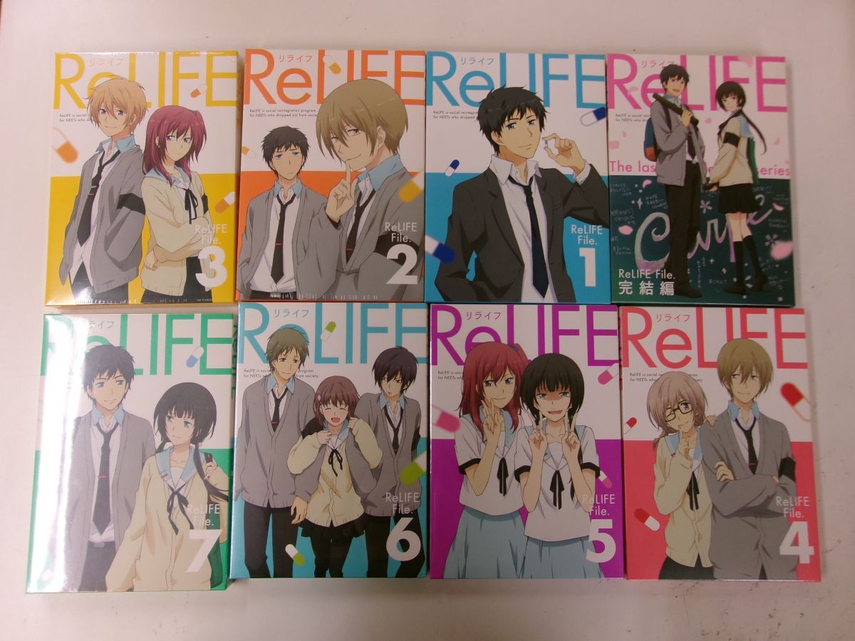 Yahoo!オークション - #s48【梱80】DVD アニメ ReLIFE リライフ 全7巻 ...
