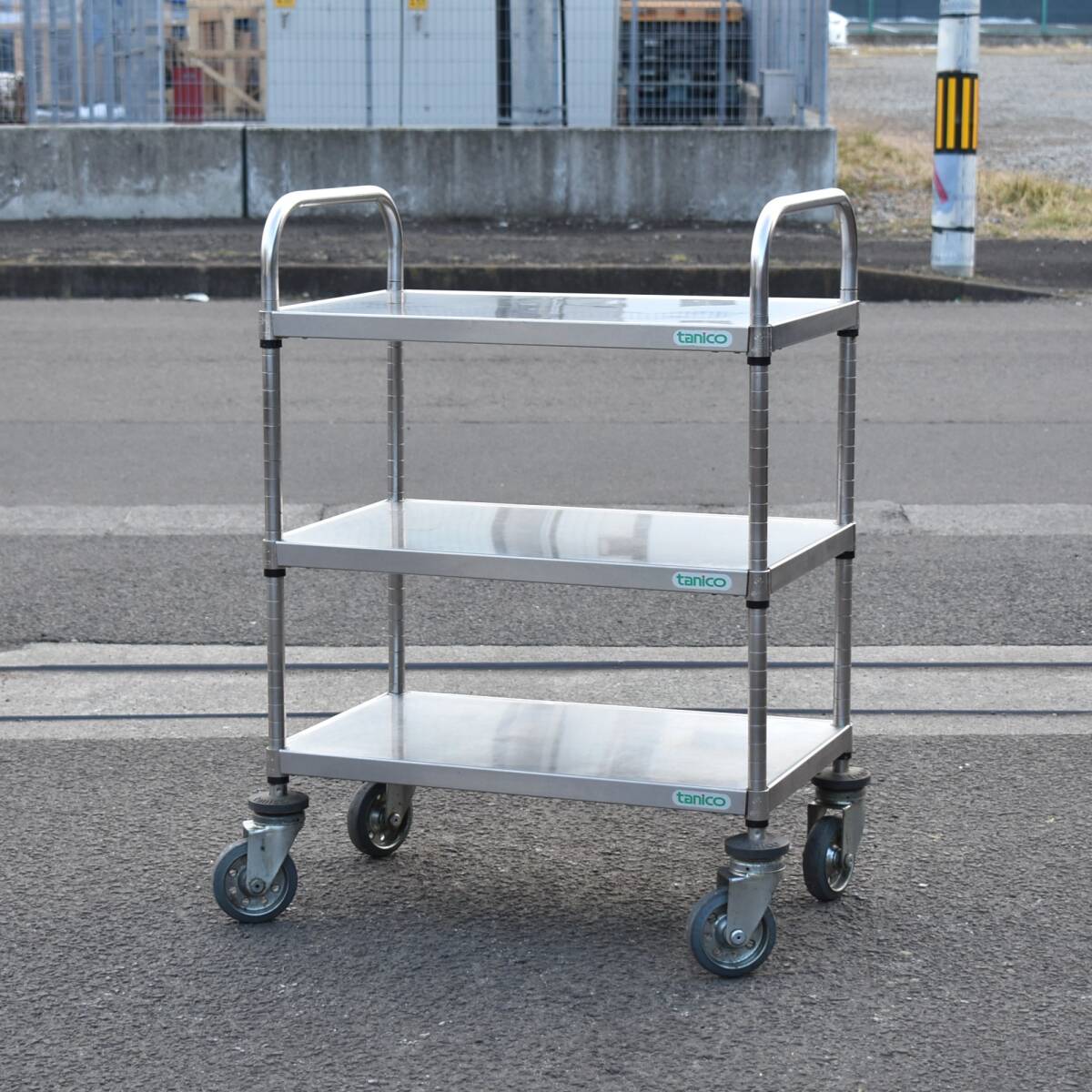 Yahoo!オークション - yt1126ジ tanico/タニコー ステンレスカート 3段...