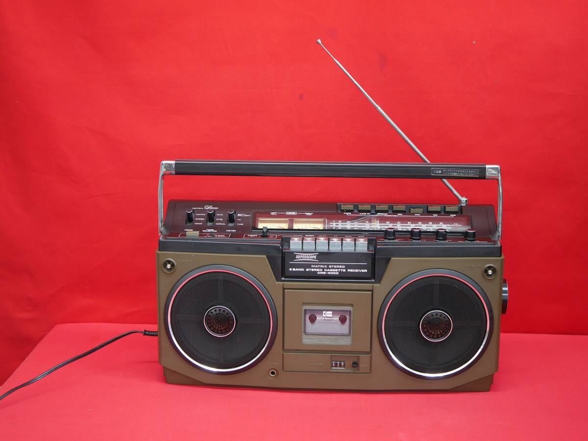 Yahoo!オークション - 昭和レトロ Marantz マランツ CRS-4000 SUPERSCO...