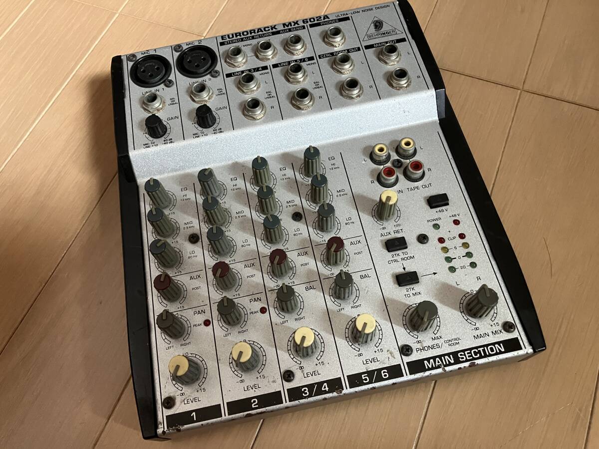Yahoo!オークション - BEHRINGER EURORACK MX602A ベリンガー ミキサー...