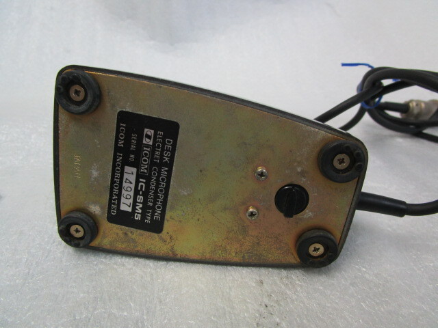 Yahoo!オークション - IC－SM5 スタンドマイク アイコム