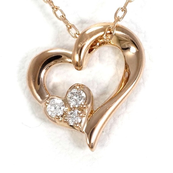 Yahoo!オークション - カナル4℃ K18PG ネックレス ダイヤ 総重量約1.1...