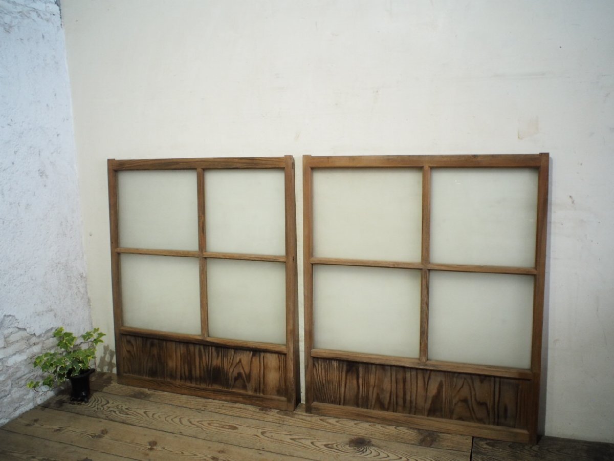 Yahoo!オークション - タF0432 【H105 5cm×W89 5cm】×2枚 ヴィンテー...