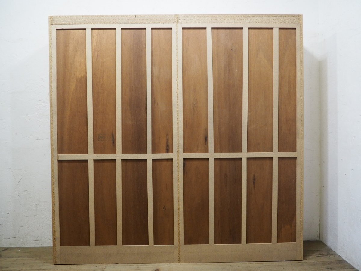 Yahoo!オークション - タ荷J0891 ①H180cm×W183 5cm 薄型の大きい木製...