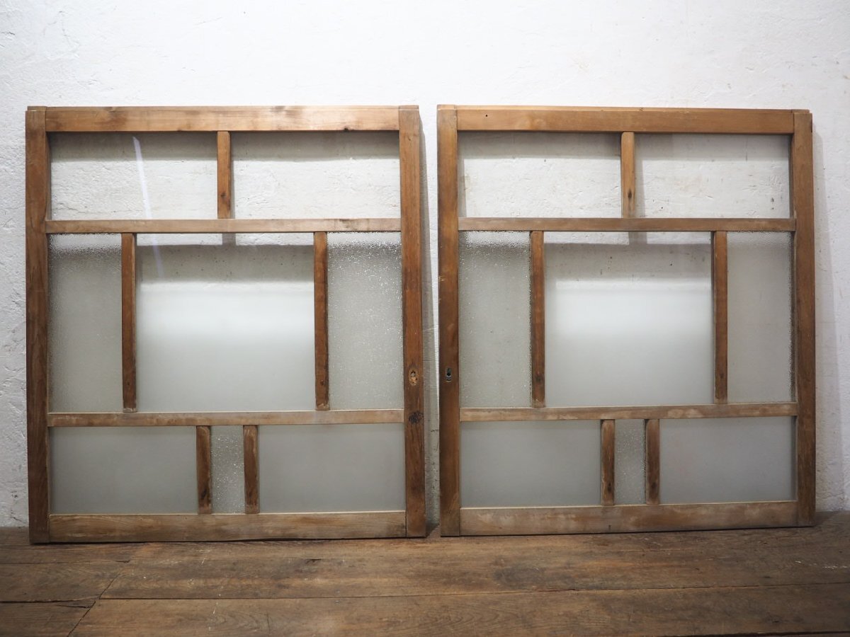 Yahoo!オークション - タV0014 【H98cm×W88cm】×2枚 アンティーク 味...