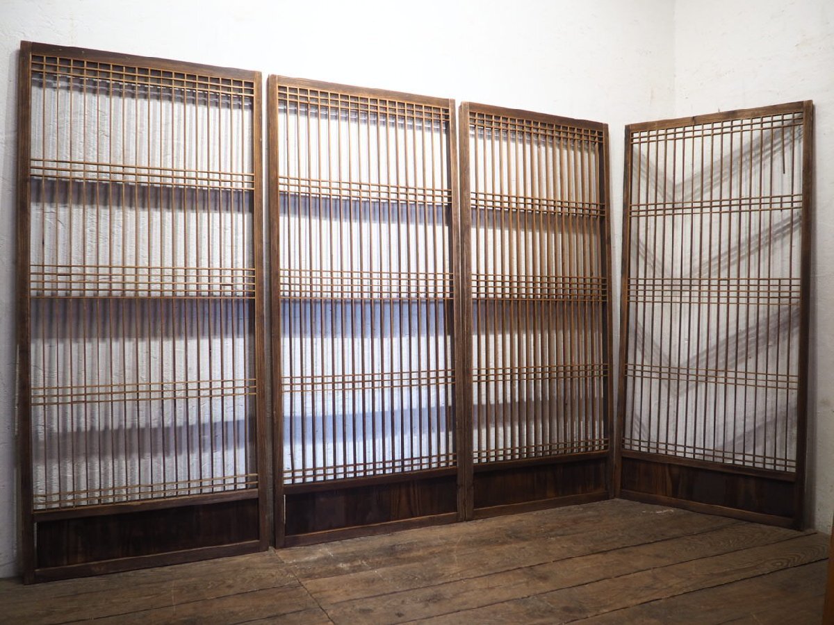 Yahoo!オークション - タU0200 【H154 5cm×W70cm】×4枚 長年使い込ま...