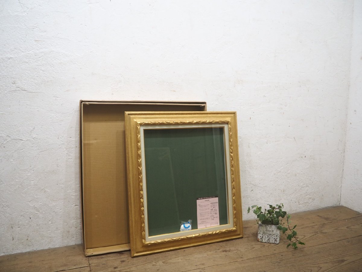 Yahoo!オークション - タQ0143 H70cm×W62 5cm ガラス入り クラシック...