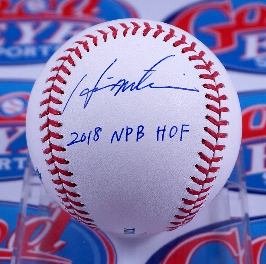 GE 松井秀喜直筆サイン入日本野球殿堂入 2018 NPB HOF 書込み入りボール＋NY祝福セレモニー写真 PSA/DNA証明書 イチロー 大谷翔平(サイン)｜売買されたオークション情報 ...