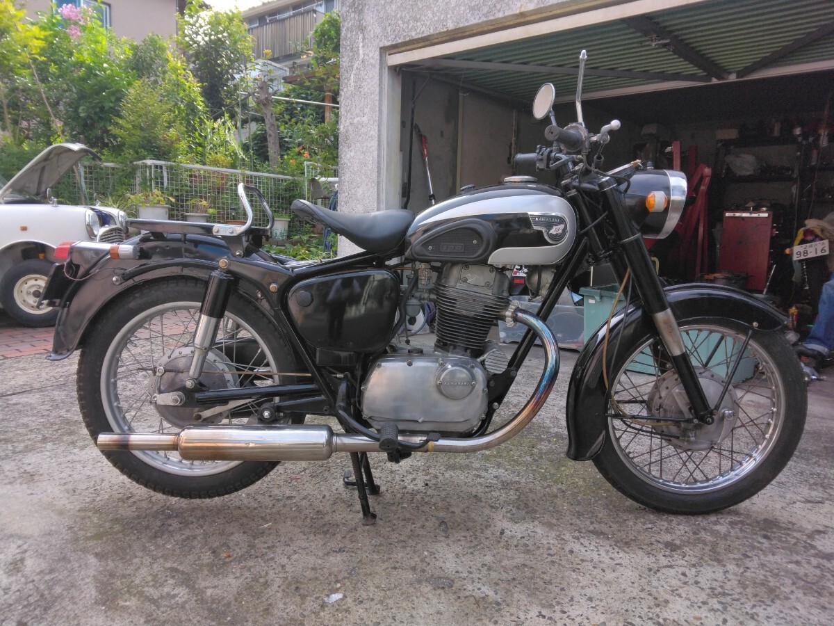 Yahoo!オークション - 実動車 書類あり カワサキメグロSG250