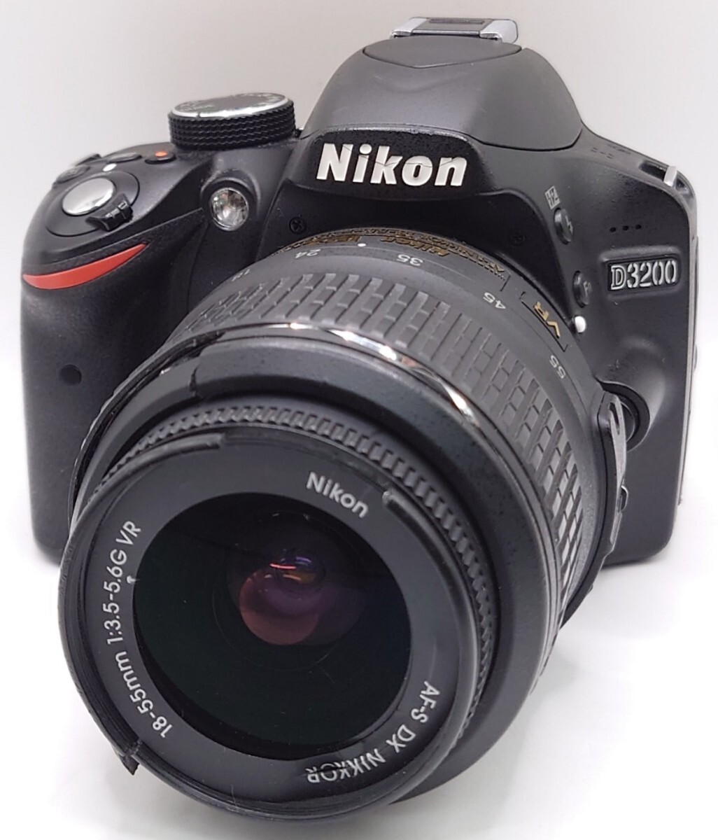 N535-3 Nikon D3200 デジタル一眼レフカメラ 本体 Nikon DX AF-S NIKKOR 18-55mm 1:3.5-5.6G VR レンズ 通電簡易(ニコン)｜売買された ...