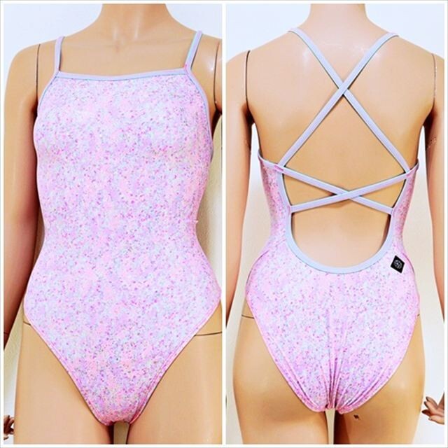 Yahoo!オークション - BE3-Y63 //LEMANGO 競泳水着 キラキラのホログラ...