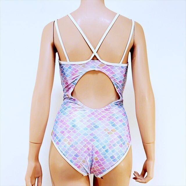 Yahoo!オークション - BE3-Y21 //L 競泳水着 きゅんとするパステルカラ...