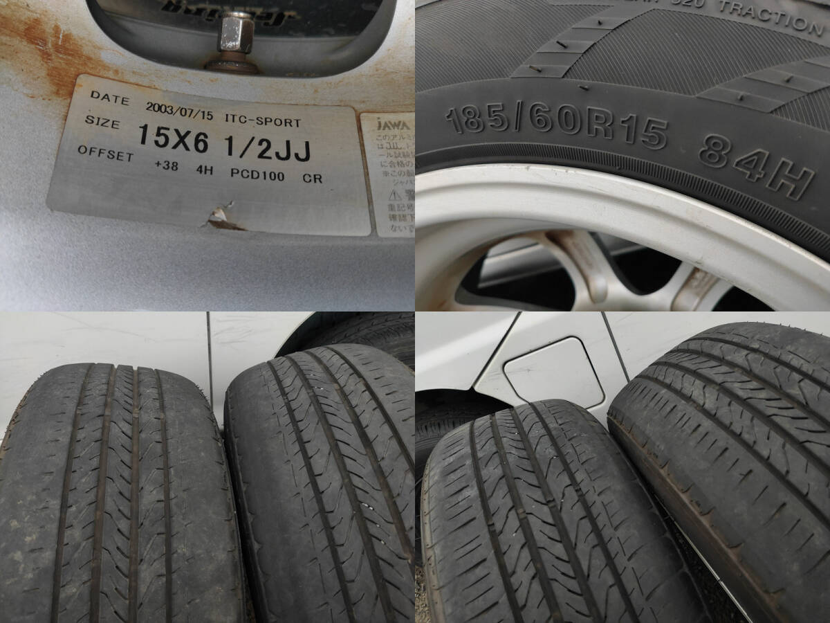 Yahoo!オークション - キューブ外し RAYS Sebring ITC-SPORT 15インチ6...