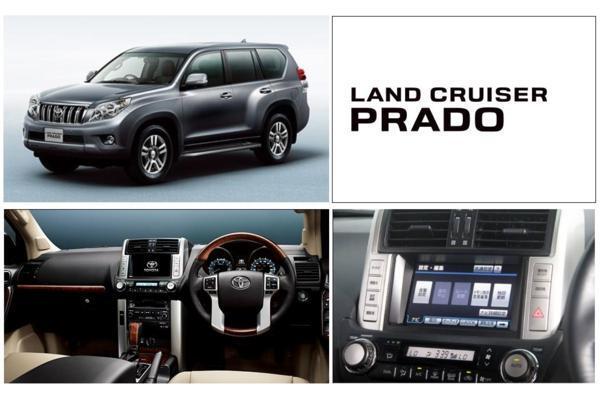 Yahoo!オークション - ランクル プラド H21.9～ トヨタ純正ナビ 走行中...