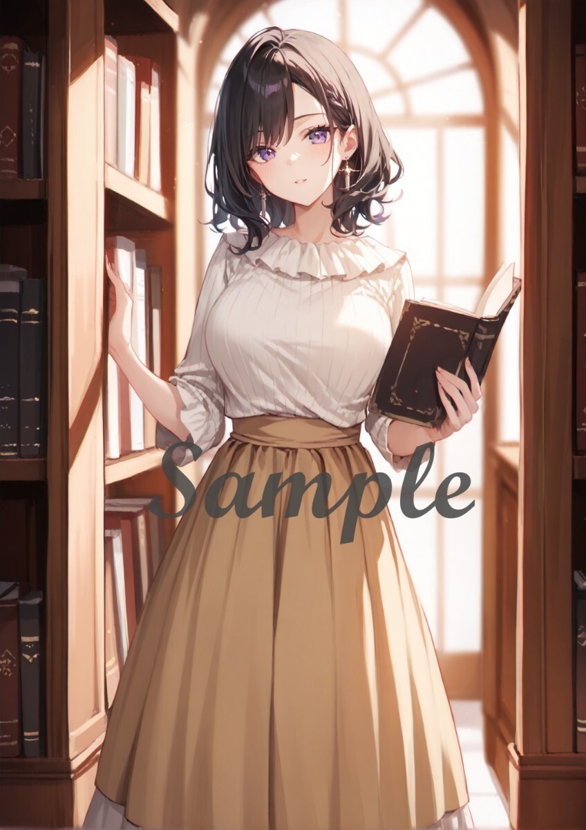 Yahoo!オークション - オリジナル アニメ イラスト A4 アート ポスタ...