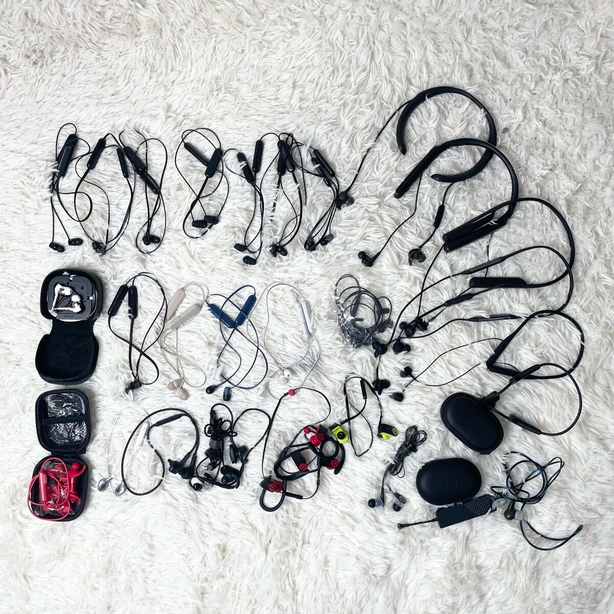 Yahoo!オークション - （a313）ジャンク品 イヤホン30点 SONY BOSE bea...