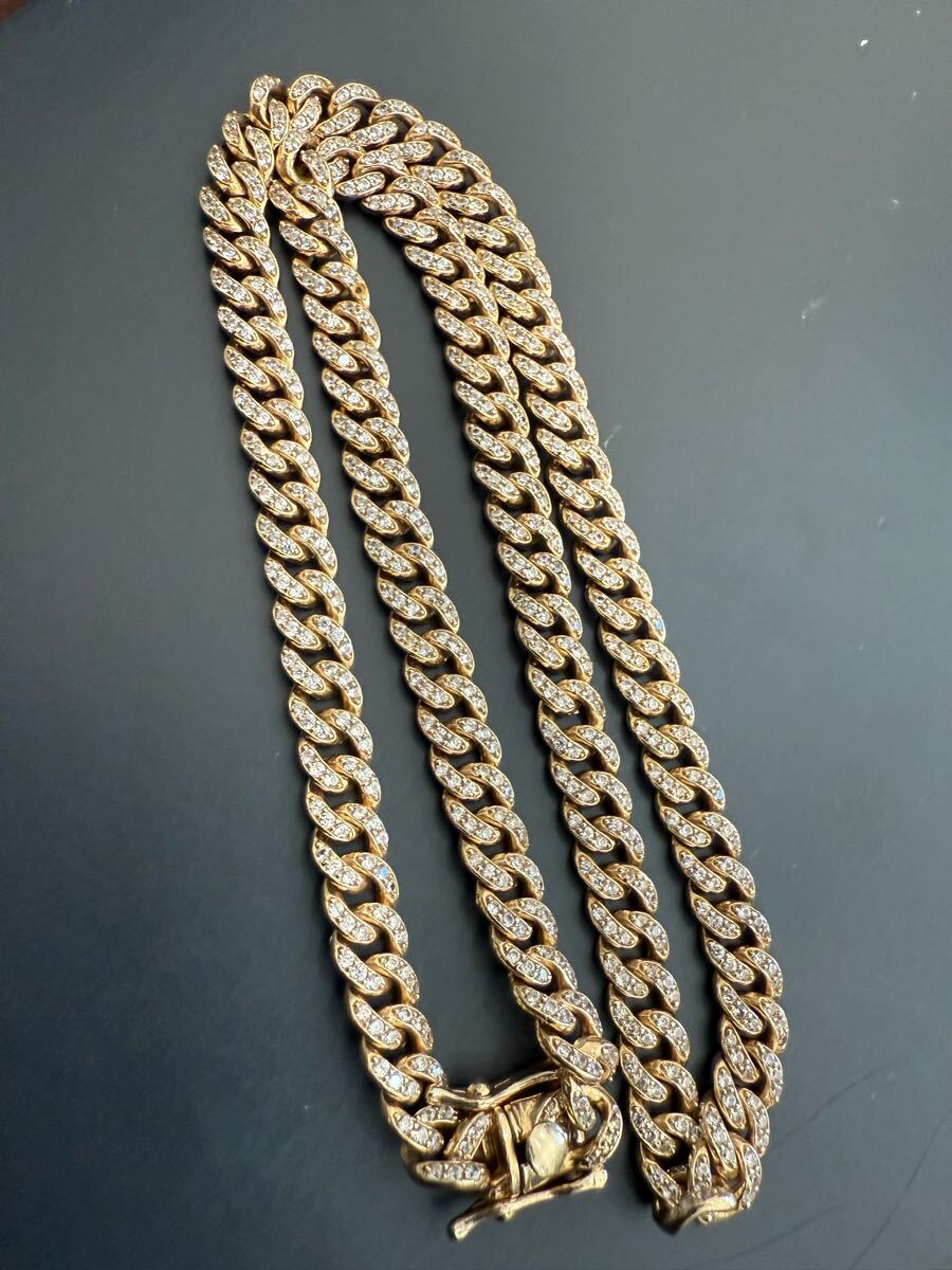 Yahoo!オークション - アヴァランチ K10 CZ ネックレス 約45cm 47.2g ...