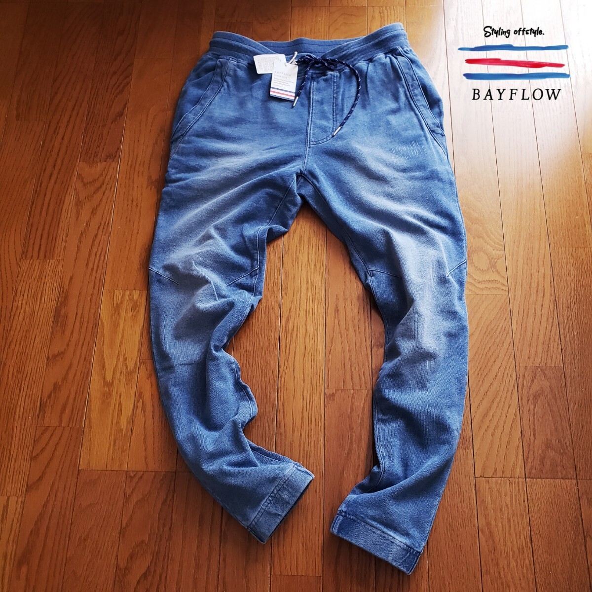 Yahoo!オークション - 【新品】BAYFLOW Lサイズ インディゴ スウェット...