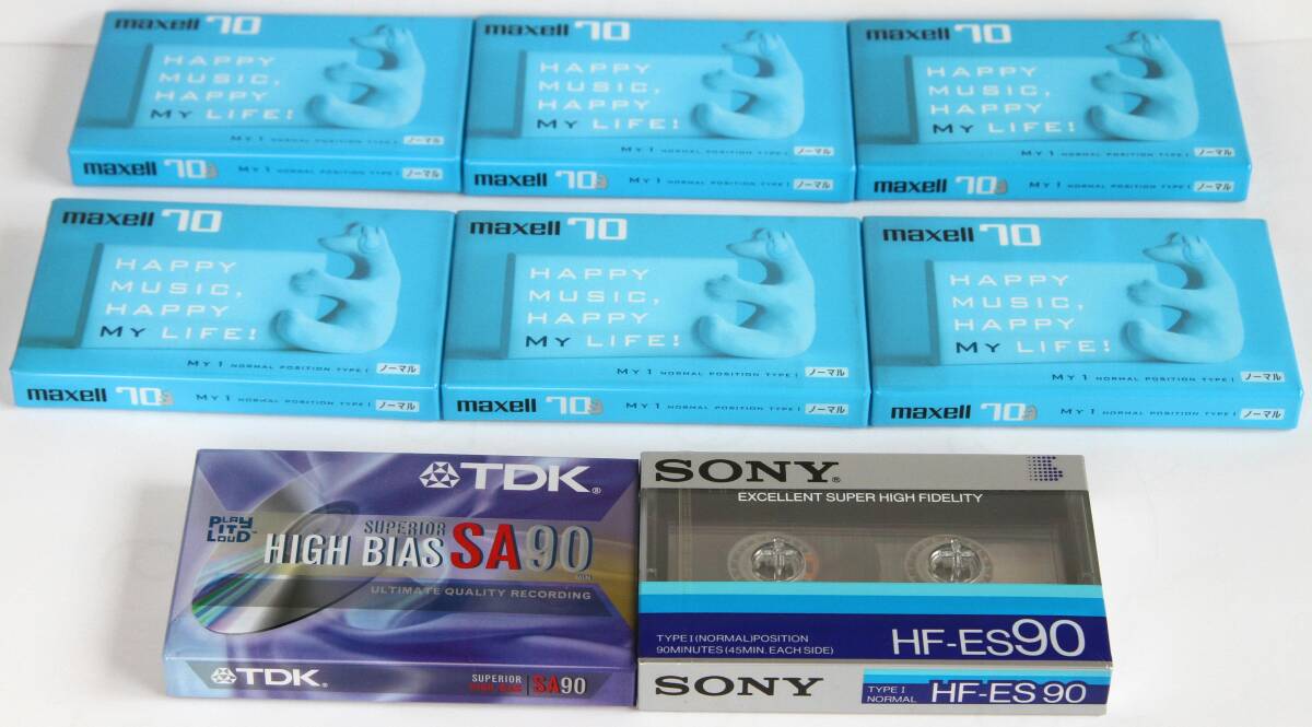 Yahoo!オークション - 〔未開封品〕maxell My1・TDK SA・SONY HF-ES 計...
