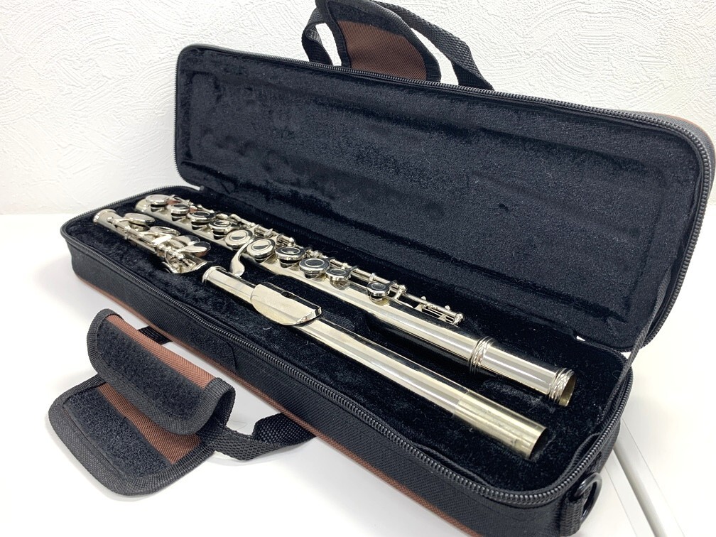 Yahoo!オークション - BQKOZFIN フルート 木管楽器 吹奏楽 シルバー ケ...