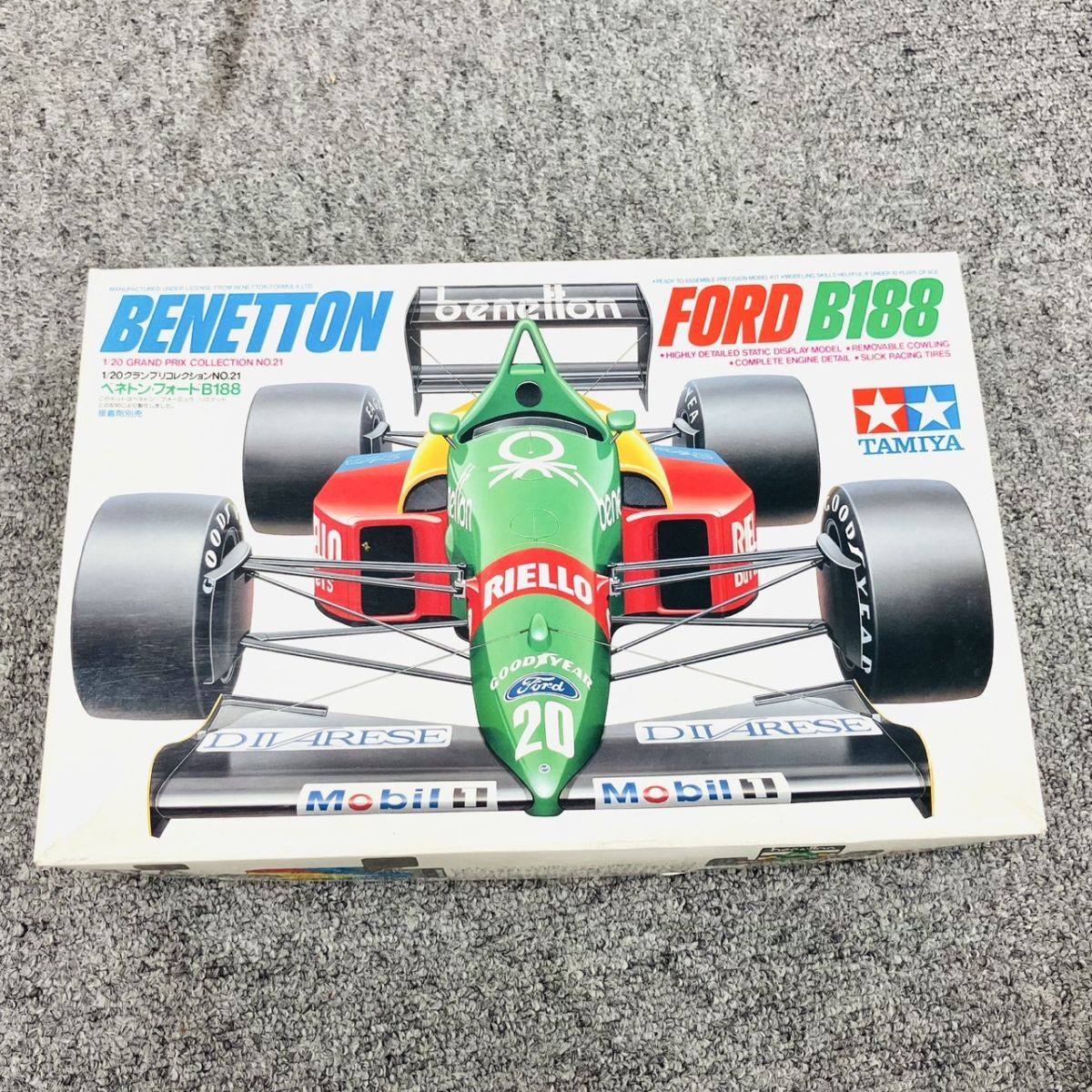 Yahoo!オークション - P419-Z22-168 TAMIYA タミヤ No.21 BENETTON FOR...