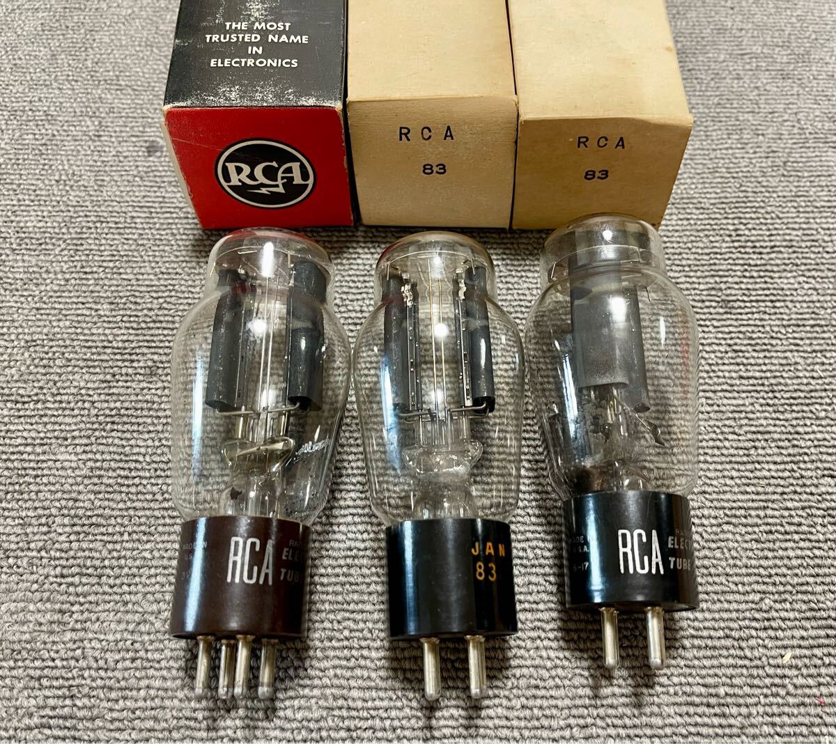 Yahoo!オークション - 83/ RCA 真空管 3本 No2