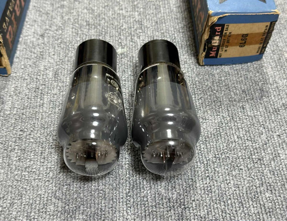 Yahoo!オークション - 6L6 Mullard 真空管 元箱付き ペア