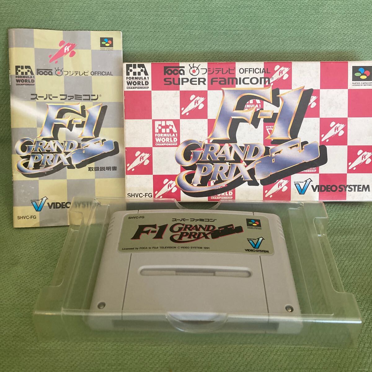 Yahoo!オークション - 【SFC】 F-1 GRAND PRIX スーパーファミコンソフ...