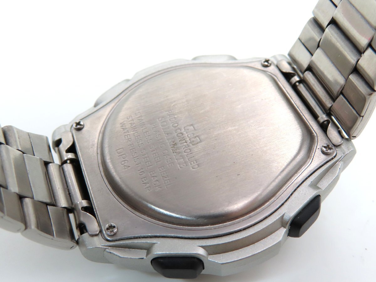 Yahoo!オークション - 1円 Q&Q DP64 SS デジタル文字盤 メンズ 稼働 ソ...