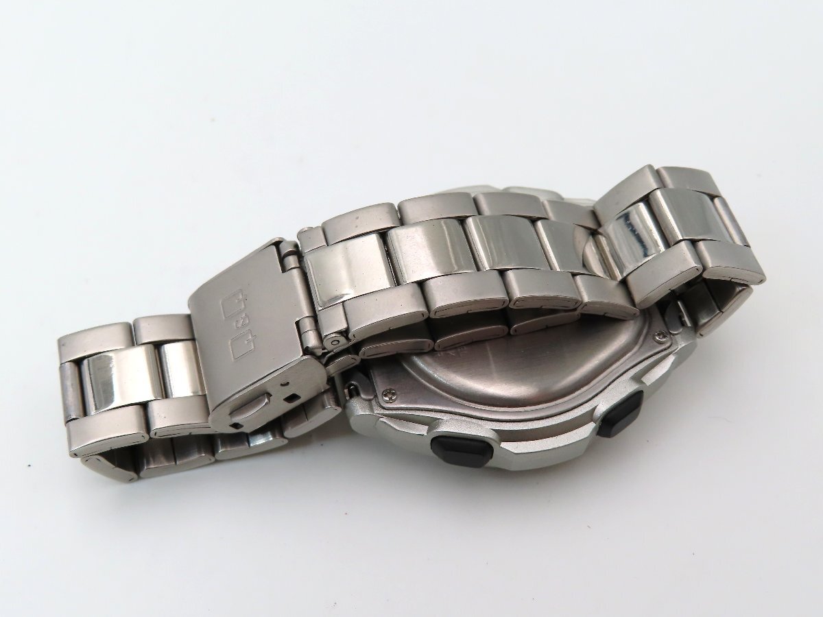 Yahoo!オークション - 1円 Q&Q DP64 SS デジタル文字盤 メンズ 稼働 ソ...