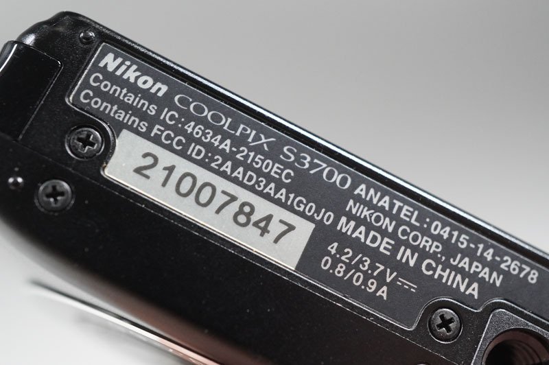 Yahoo!オークション - 1円~【G228】Nikon／ニコン COOLPIX S3700 ブラ...