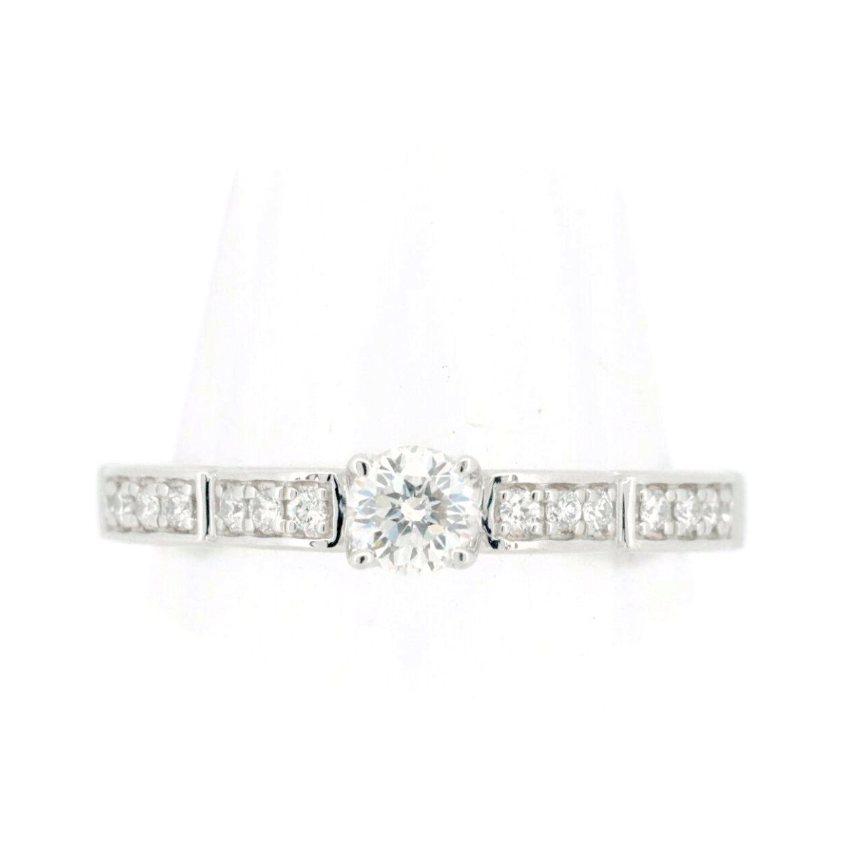 Yahoo!オークション - D&D144 ダイヤモンド リング 指輪 0.22ct 0.08ct...