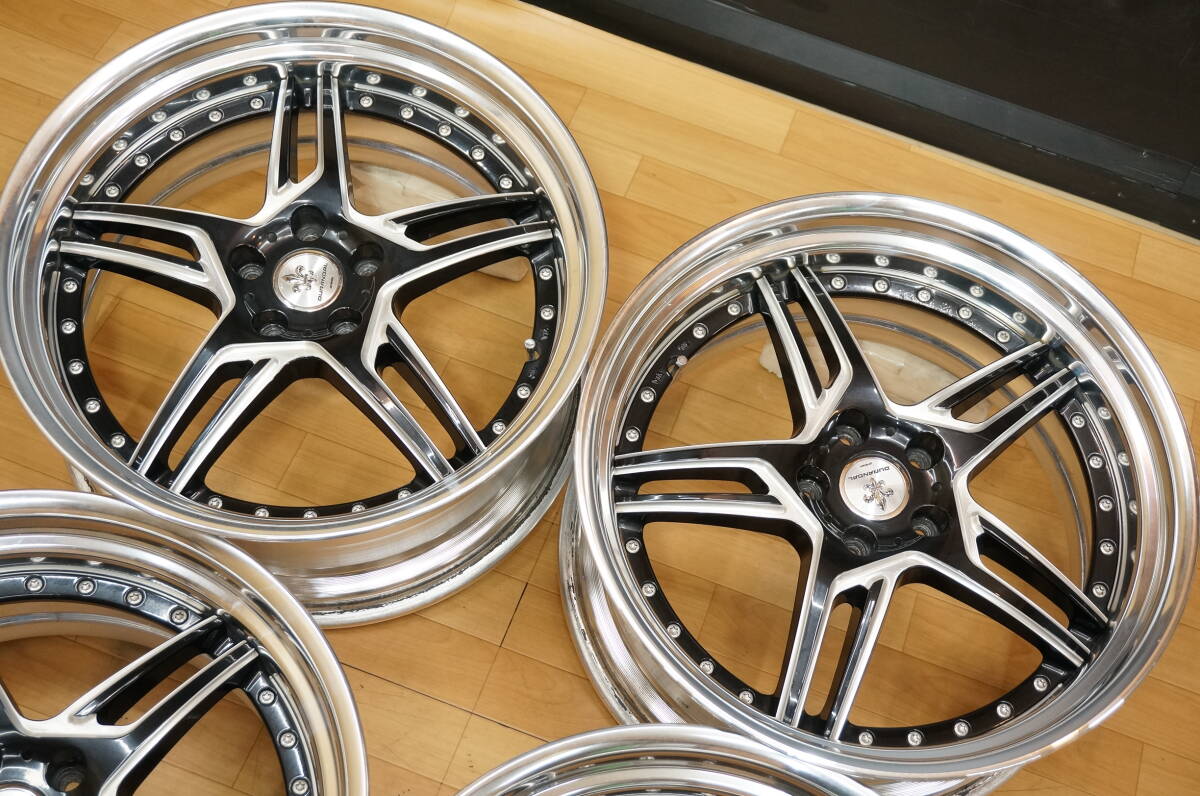 Yahoo!オークション - K0720【人気】 WORK デュランダル DD5.2 PCD114...