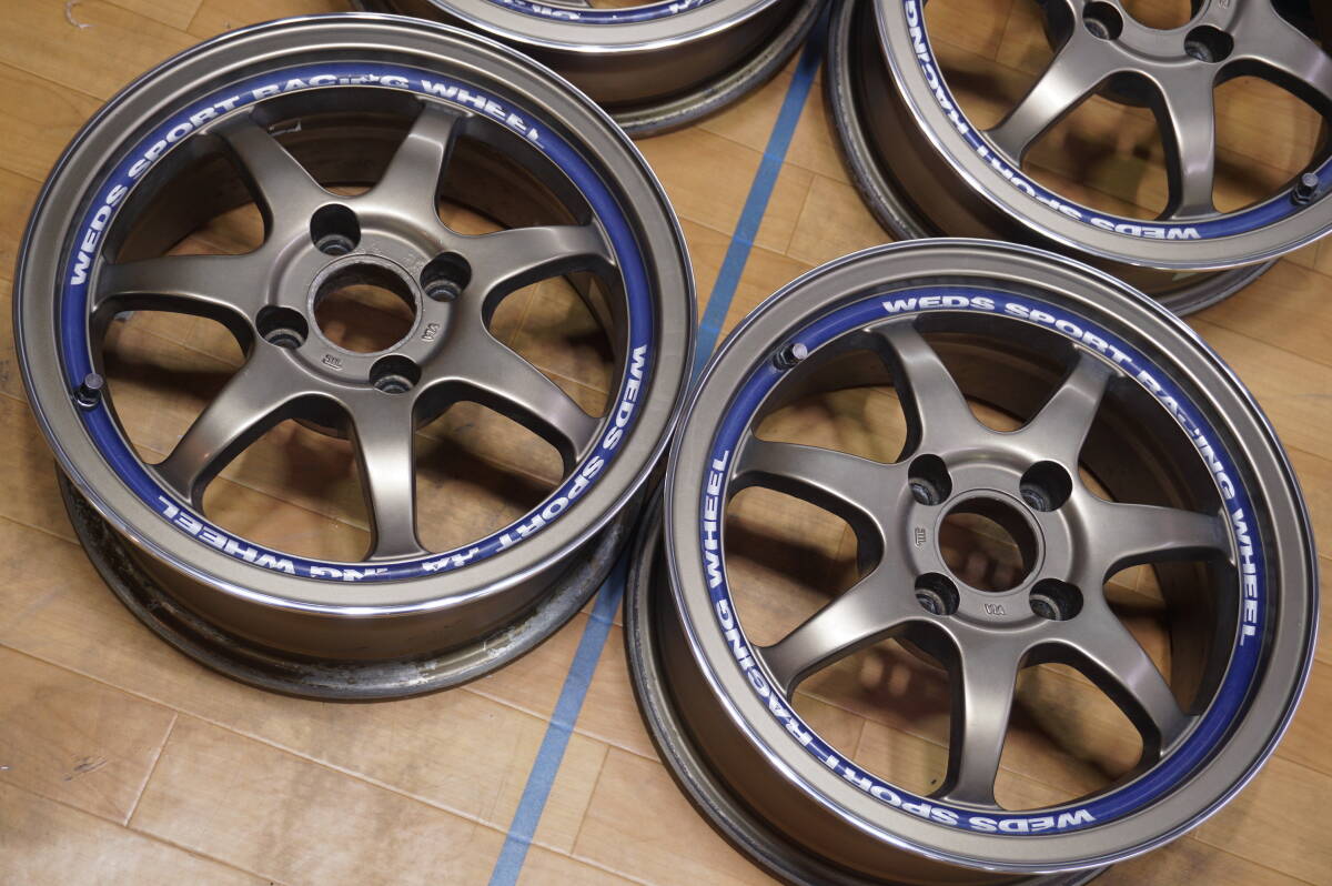 Yahoo!オークション - K0818【希少】weds sport SA-90 PCD100 6J+33 当...