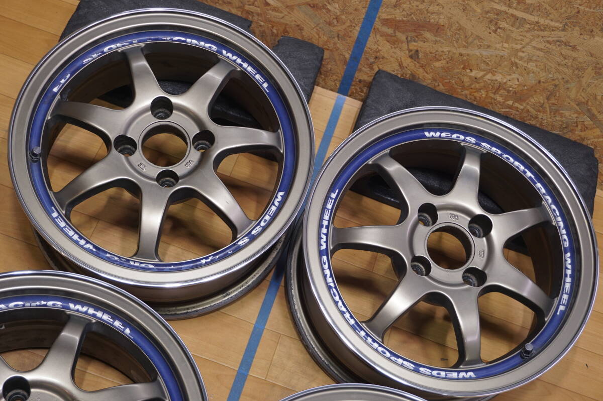 Yahoo!オークション - K0818【希少】weds sport SA-90 PCD100 6J+33 当...