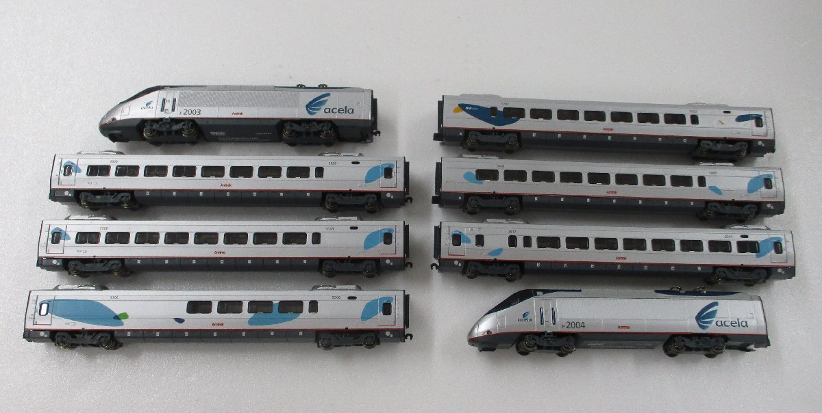 BACHMANN Spectrum Amtrak アセラ特急 DCC付 8両セット ジャンク chn070917(外国車輌)｜売買されたオークション情報、yahooの商品情報をアーカイブ公開 ...