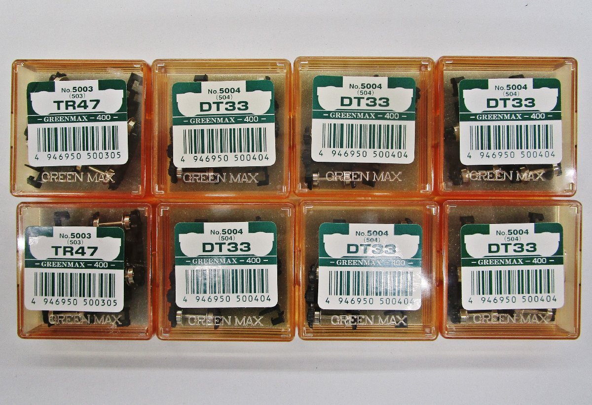 Yahoo!オークション - グリーンマックス 5003 TR47×2+5004 DT33×6 台...