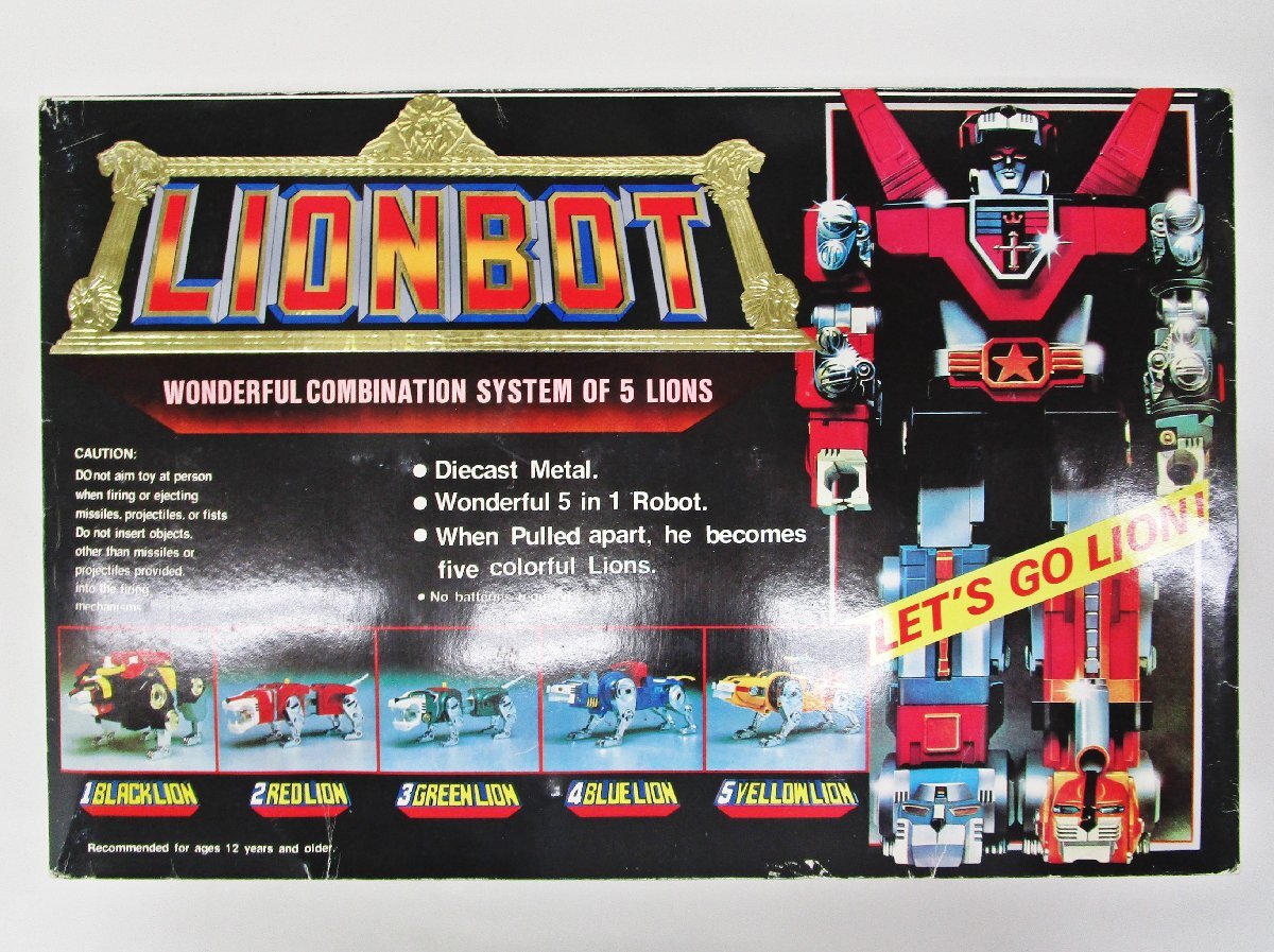 Yahoo!オークション - 【同梱難】超合金 海外版 LIONBOT 超合金 未来獣...