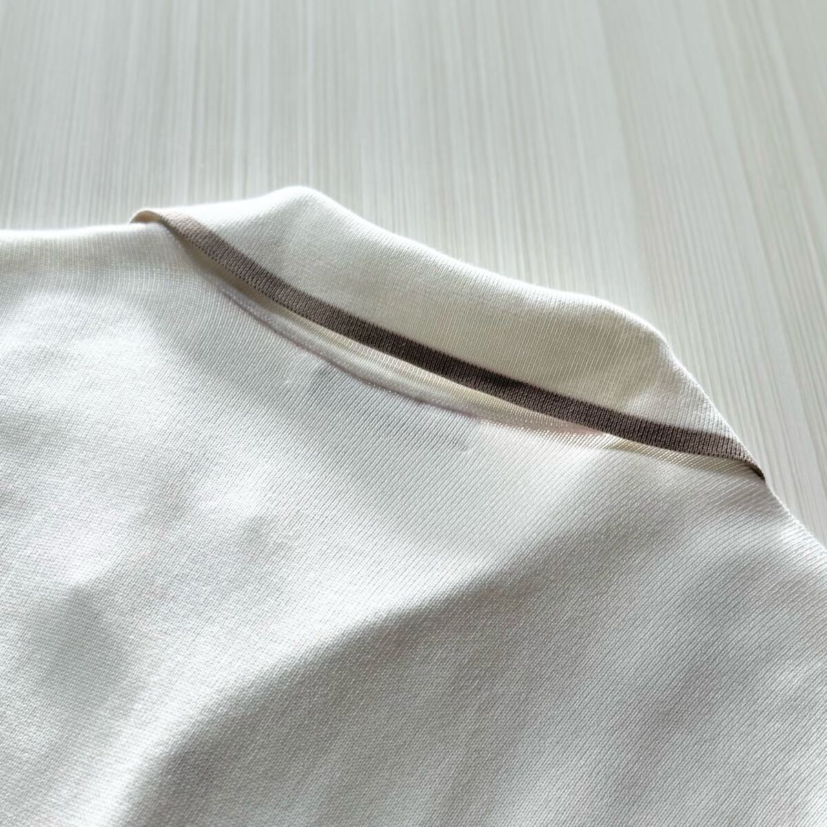 Yahoo!オークション - Q40 未使用 24SS 極上ピュアコットン 半袖シャツ...