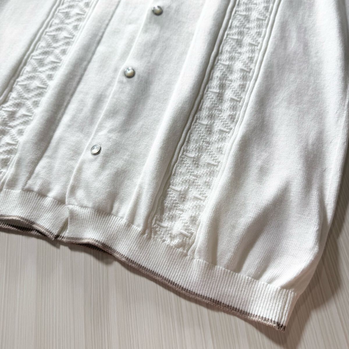 Yahoo!オークション - Q40 未使用 24SS 極上ピュアコットン 半袖シャツ...