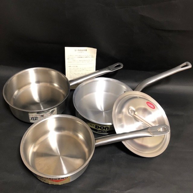 Yahoo!オークション - 新品 AKAO DON 硬質アルミ 鍋 AS3905 PADERNO ...