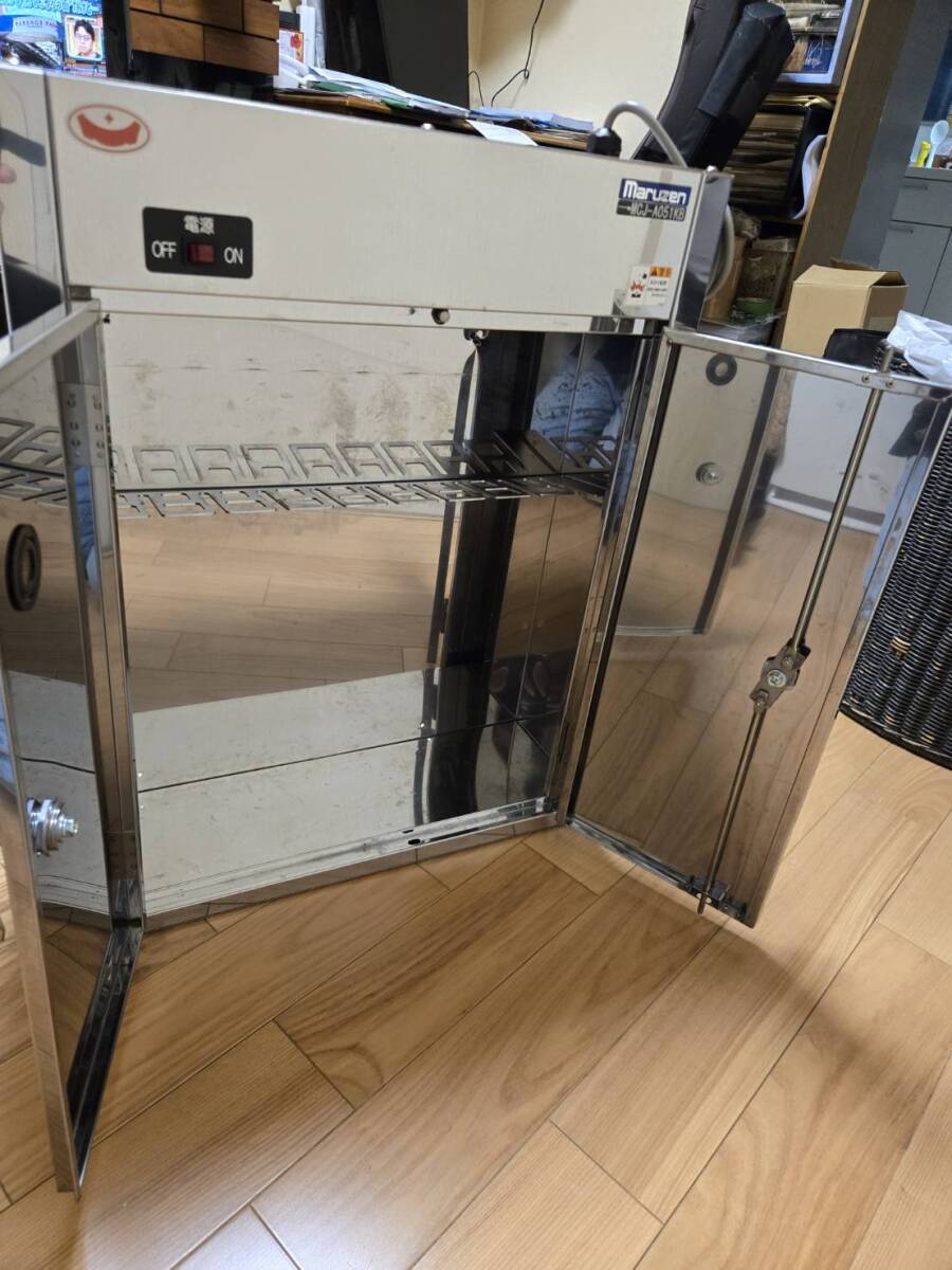 Yahoo!オークション - 激安 中古 マルゼン まな板包丁殺菌庫 MCJ-A051...