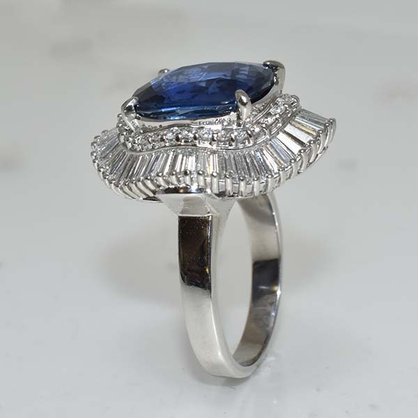 Yahoo!オークション - 《SALE》サファイア 8.49ct ダイヤモンド 1.87ct...