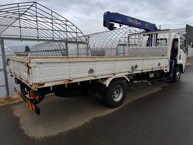 Yahoo!オークション - H19年 イスズ 4tクレーン付トラック 4段 ラジコ...