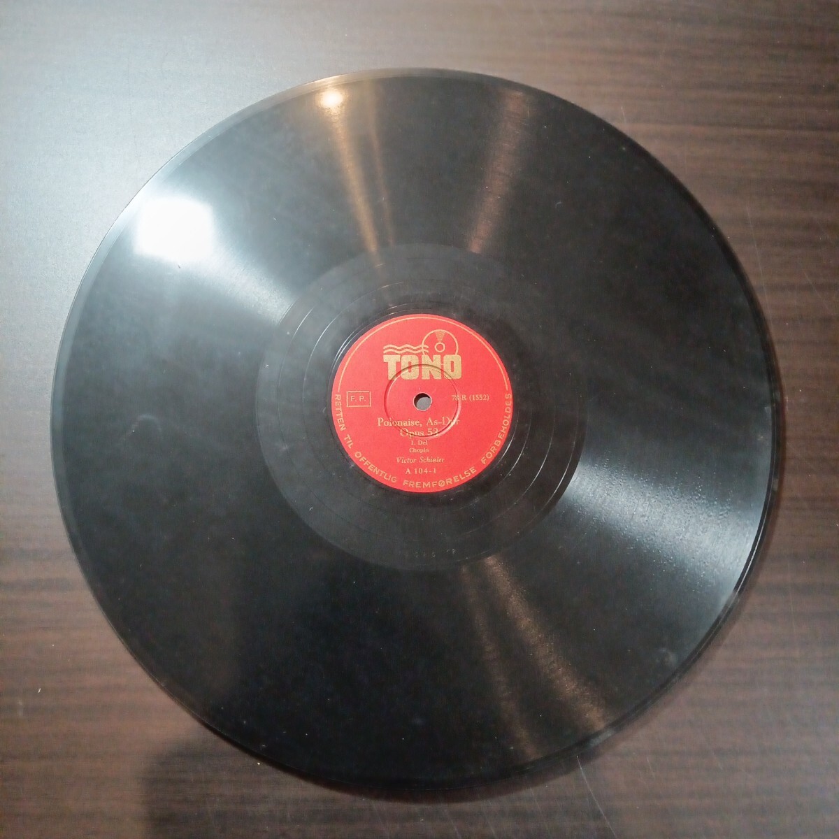 Yahoo!オークション - トノ 12吋SP 「A104」クラシック 器楽 レコード...