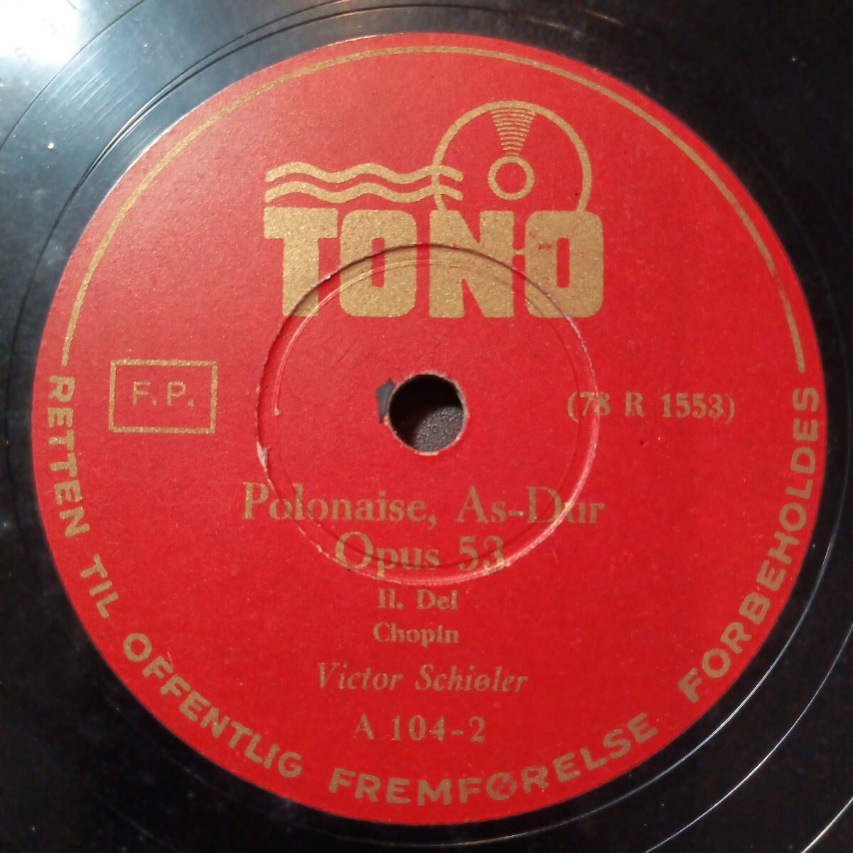 Yahoo!オークション - トノ 12吋SP 「A104」クラシック 器楽 レコード...