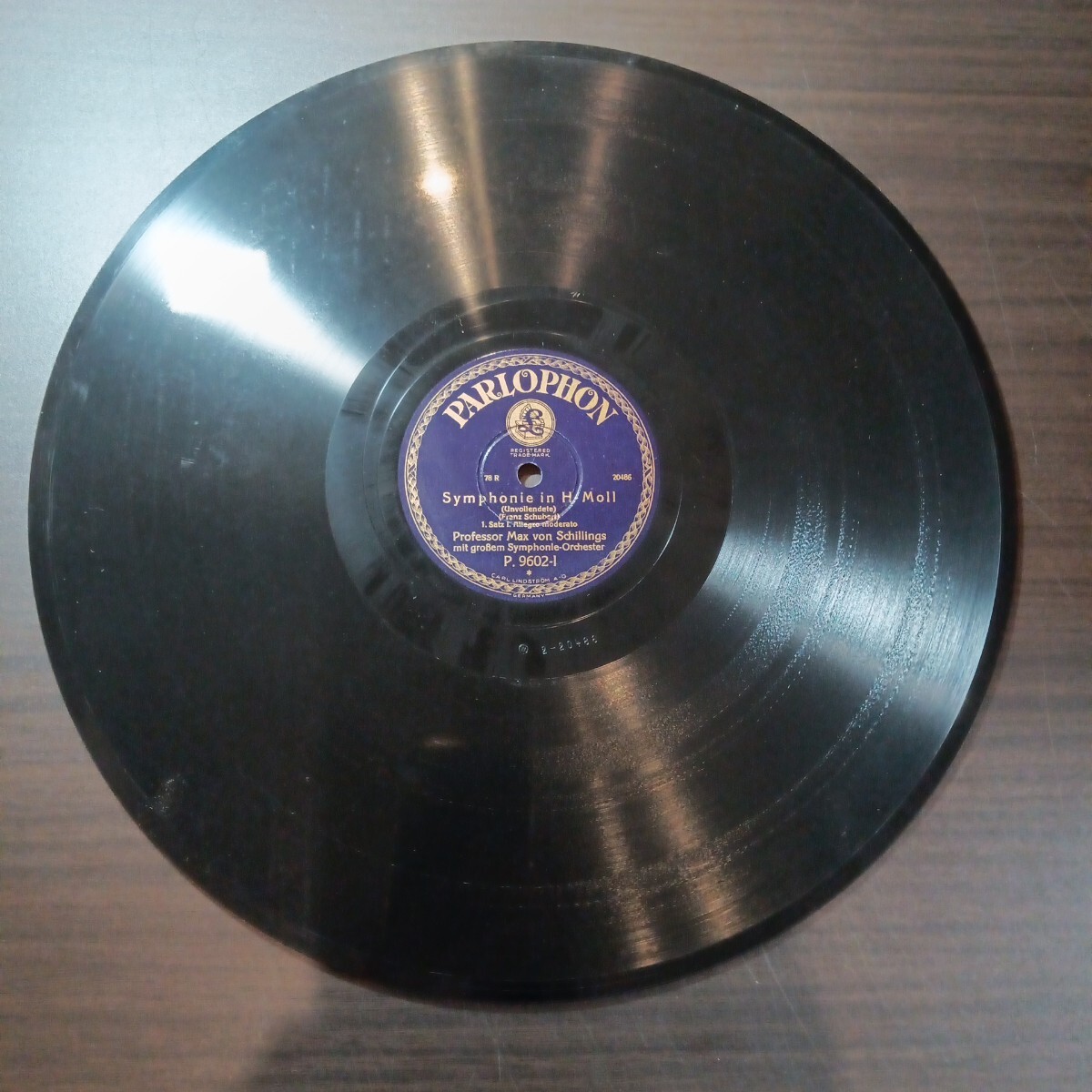 Yahoo!オークション - パーロフォン 12吋SP 「P9602.9603.9604」3枚の...